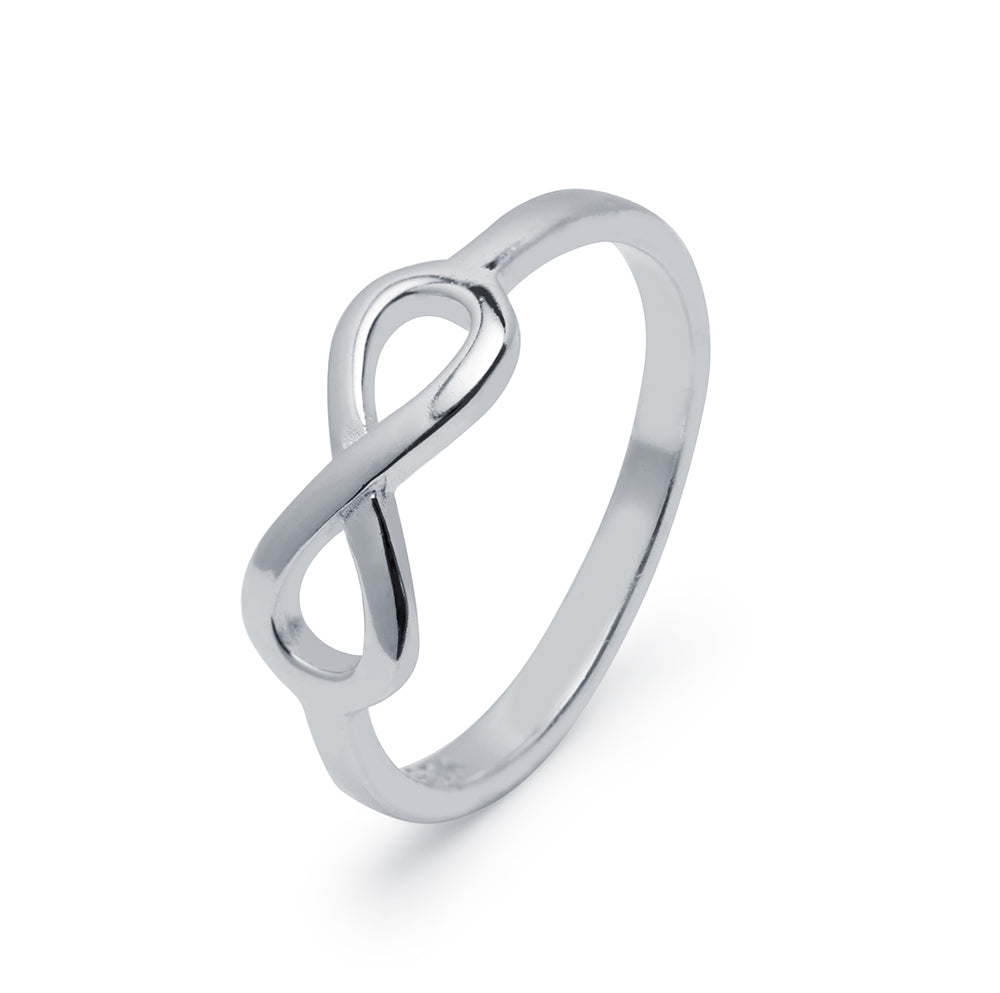 Anillo Infinito de Plata 925 Personalizado